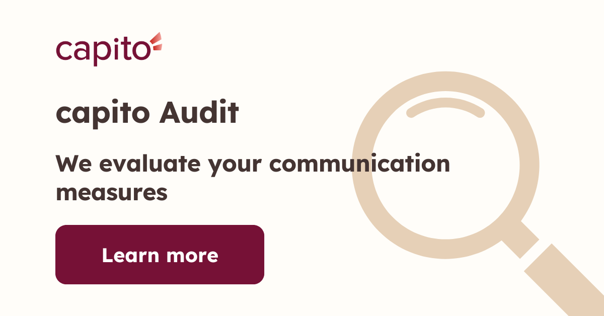 ᐅ Audit | Review of your communication | capito