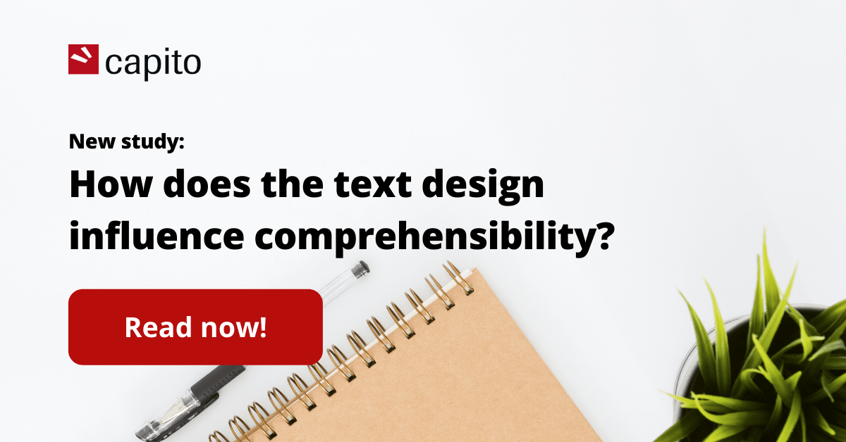 How Does Text Design Influence Comprehensibility Capito